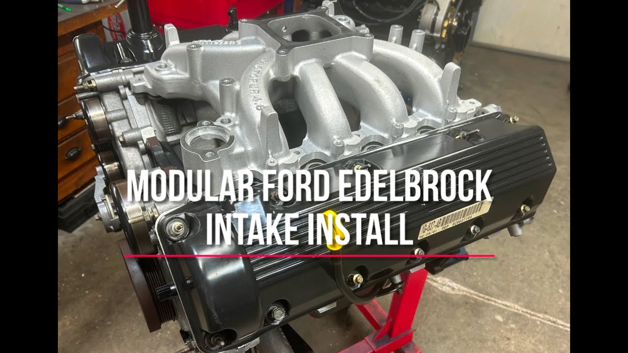 Lykins Motorsports Ford 4.6 2V Edelbrock Victor Jr Intake Installation ...