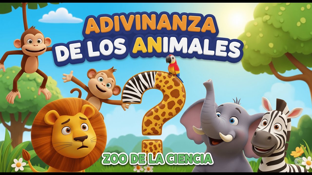 ¡El Juego Más Divertido de Animales! 🐻 Adivina los animales con el Zoo ...