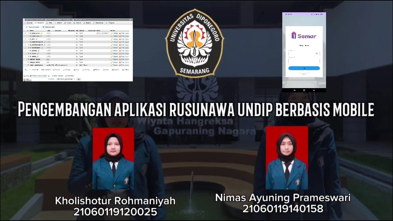 Pengembangan Aplikasi Rusunawa Undip Berbasis Mobile - YouTube