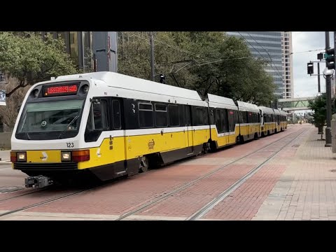 Dallas Area Rapid Transit (DART) Train Compilation - YouTube