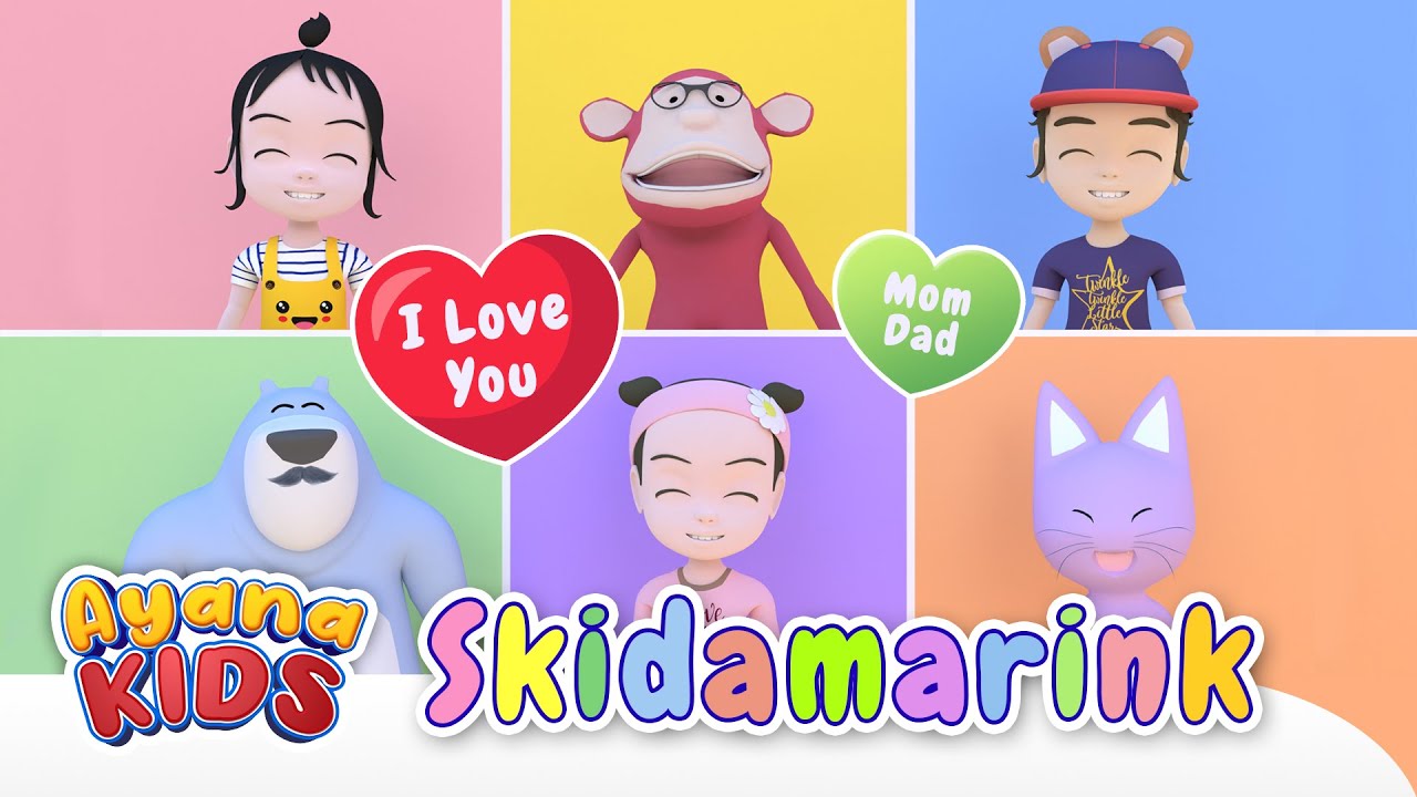 Skidamarink A Dink A Dink | I Love You 💗 | Nursery Rhyme | Kids Song ...