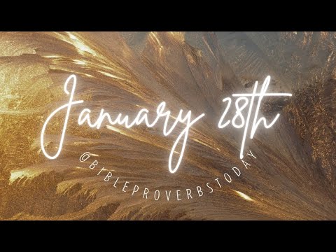 January 28th - Proverbs 28:1-2 - YouTube
