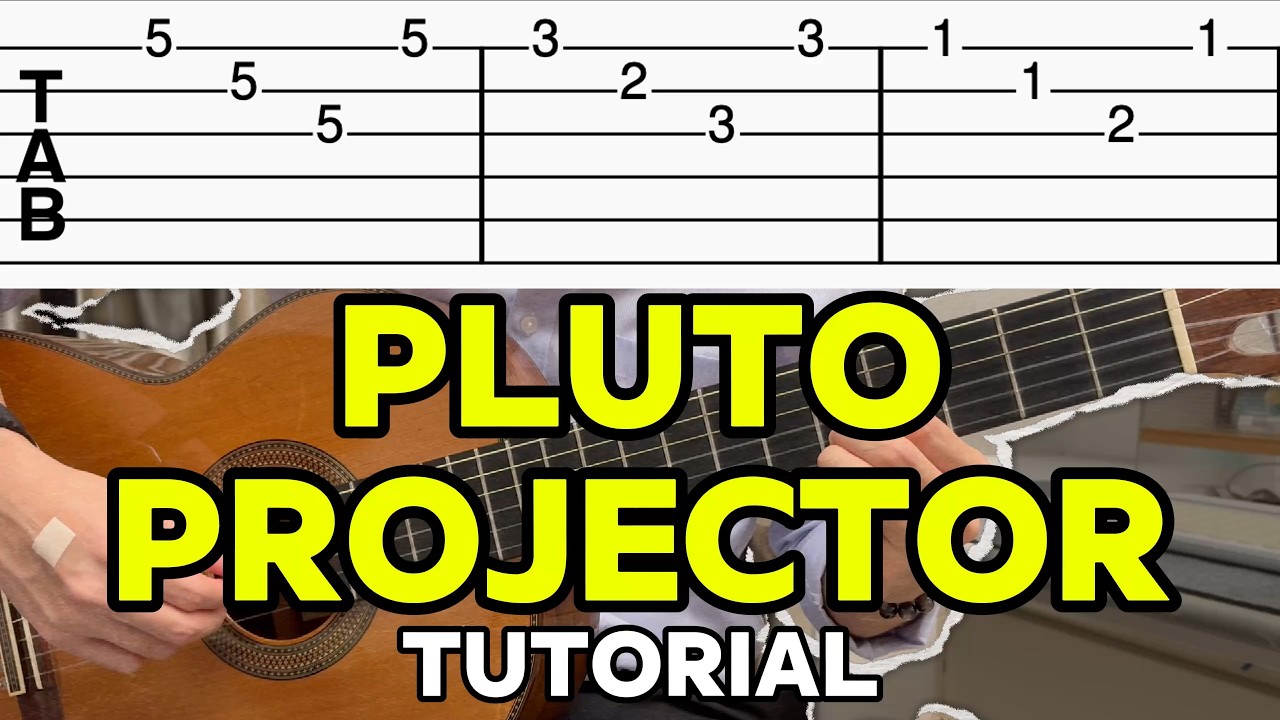Easiest - Pluto Projector | Step-by-Step Tutorial (with Guitar Tab) - YouTube