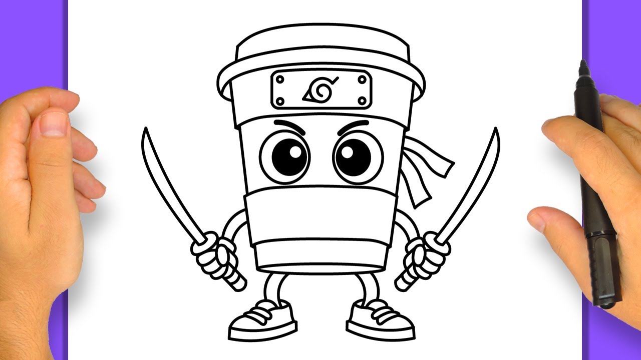 Cómo Dibujar al Cappuccino Asesino | Paso a Paso Simple y Fácil - YouTube