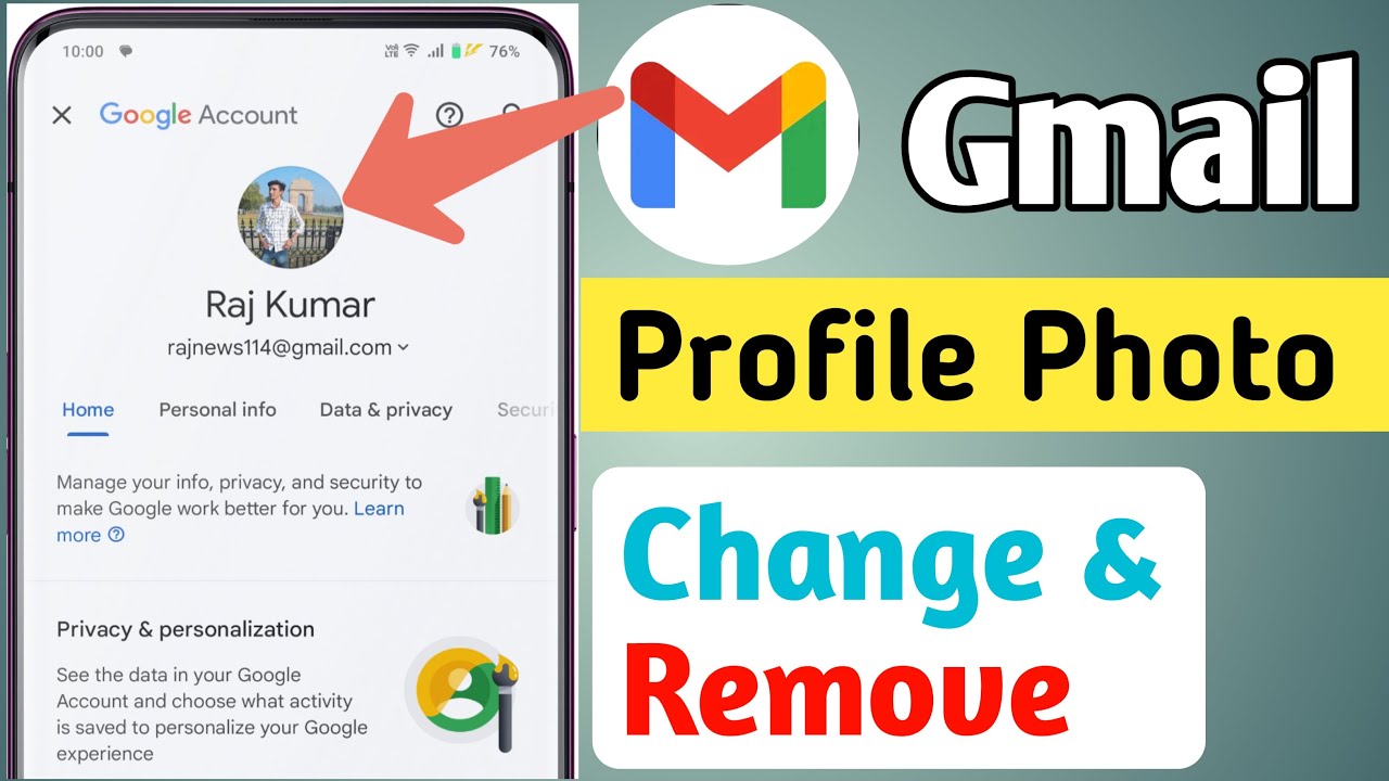 Gmail Profile Picture Change | Gmail Profile picture delete | Gmail ...