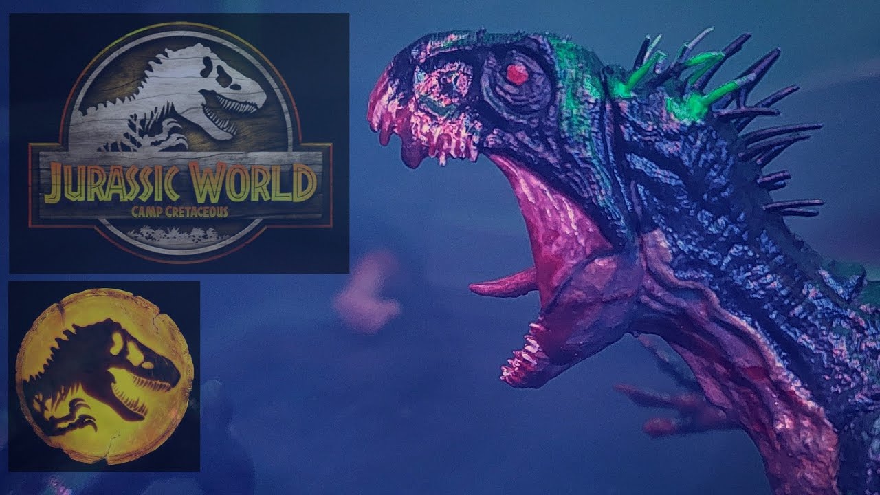 Camp Cretaceous Scorpius Rex Custom Paint Jurassic world - YouTube