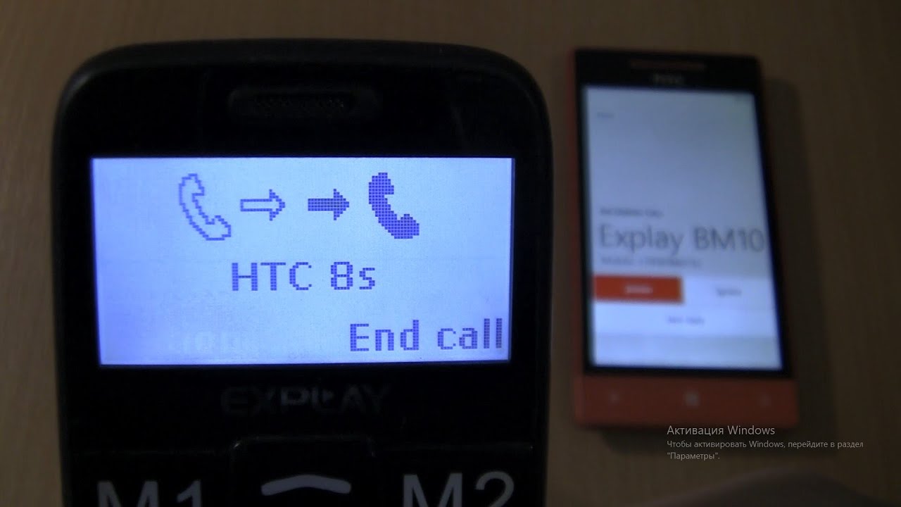 Incoming call & Outgoing call at the Same Time HTC 8S +Explay BM10 ...