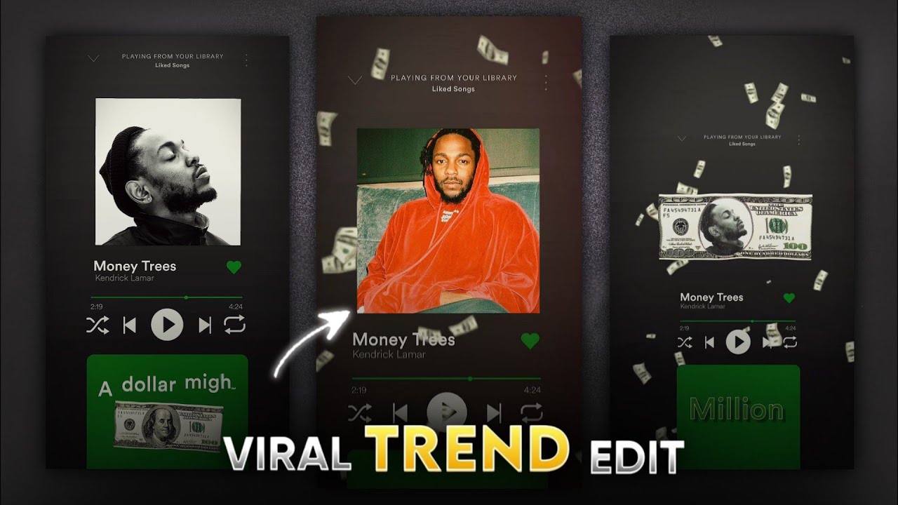 Money Trees Trending Reel Editing Tutorial || New Capcut Template ...