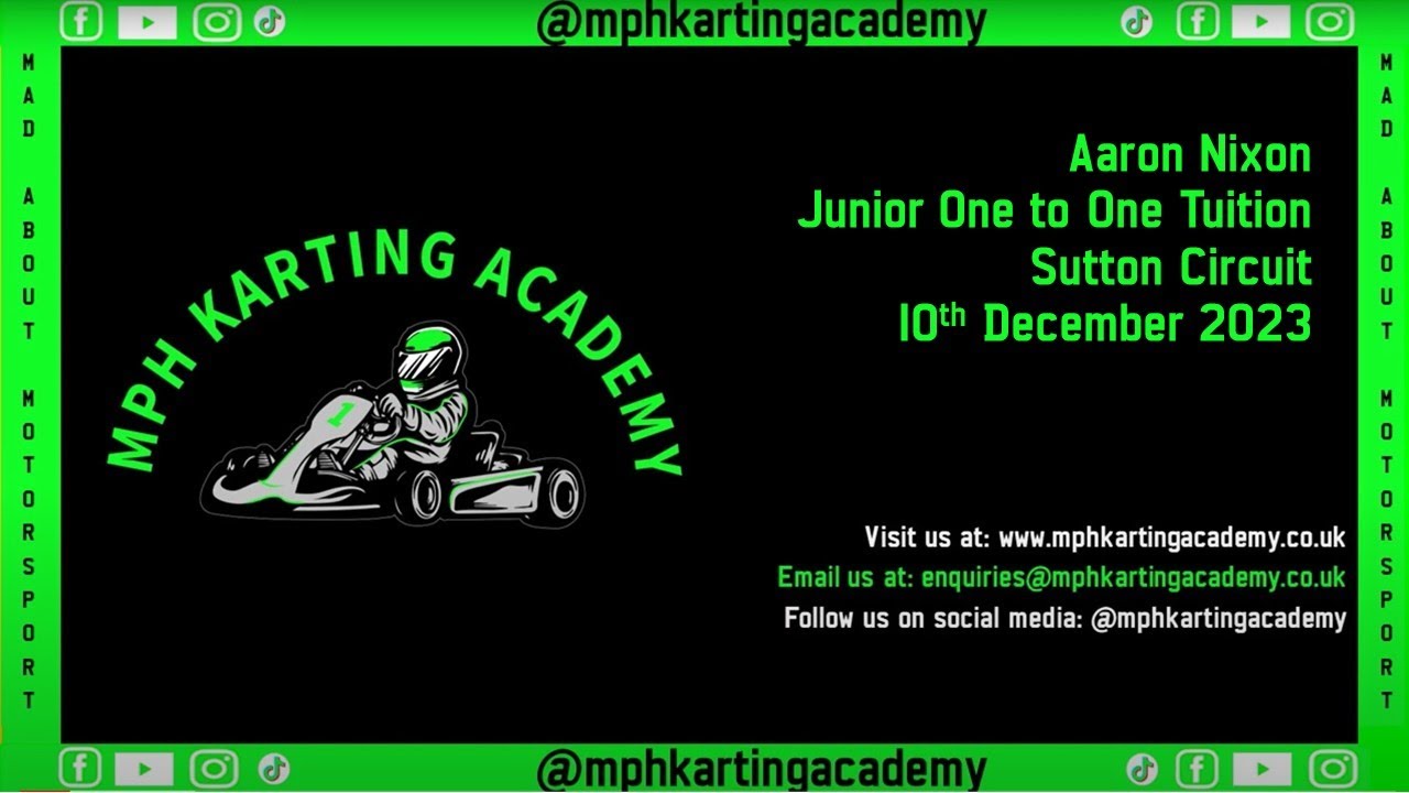 Congratulations to Aaron for completing his first Junior session with ...