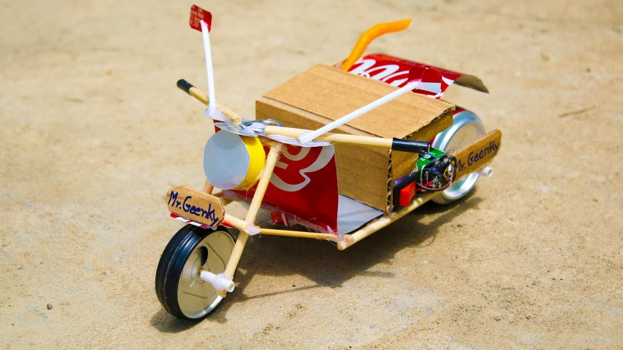 DIY motorbike at home easy - YouTube