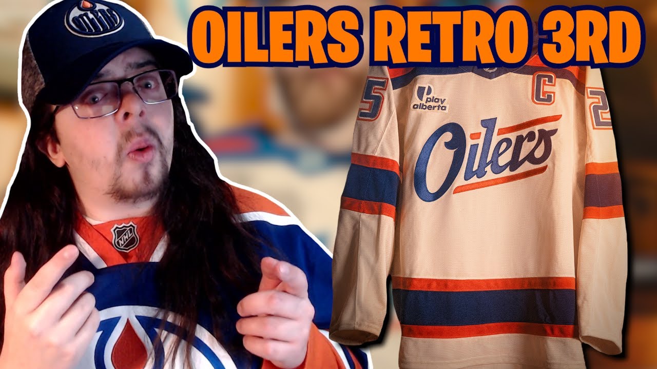 Edmonton Oilers NEW Retro 3rd Jersey - YouTube
