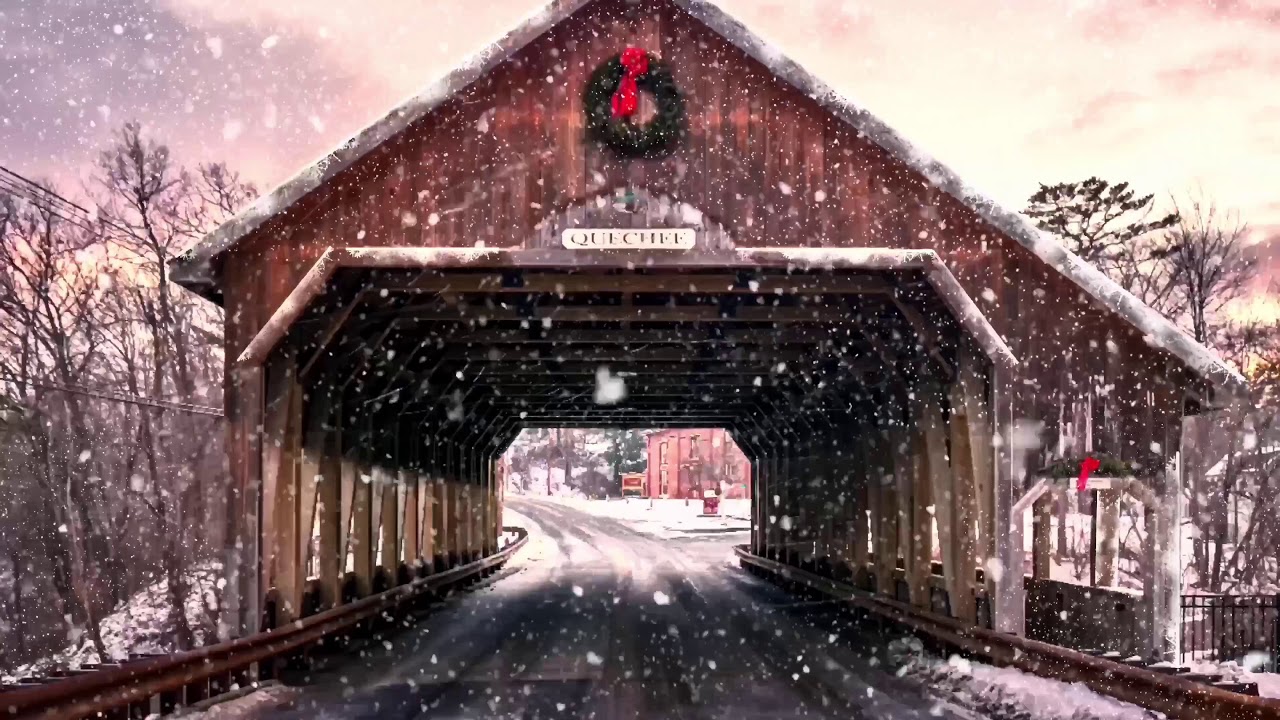 Winter Quiet Snow Ambience , Small Wind Sound and Falling Snow Sound ...