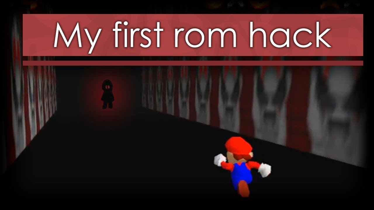 My first rom hack [Super Mario 64] - YouTube