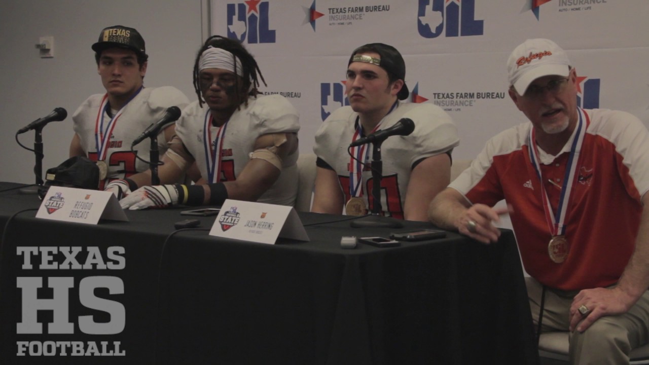 Jason Herring Refugio Postgame Press Conference -- 2A DI State ...