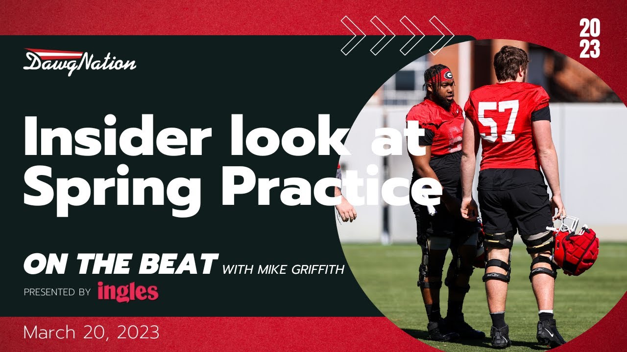 Insider info from start of UGA's spring football practice - YouTube