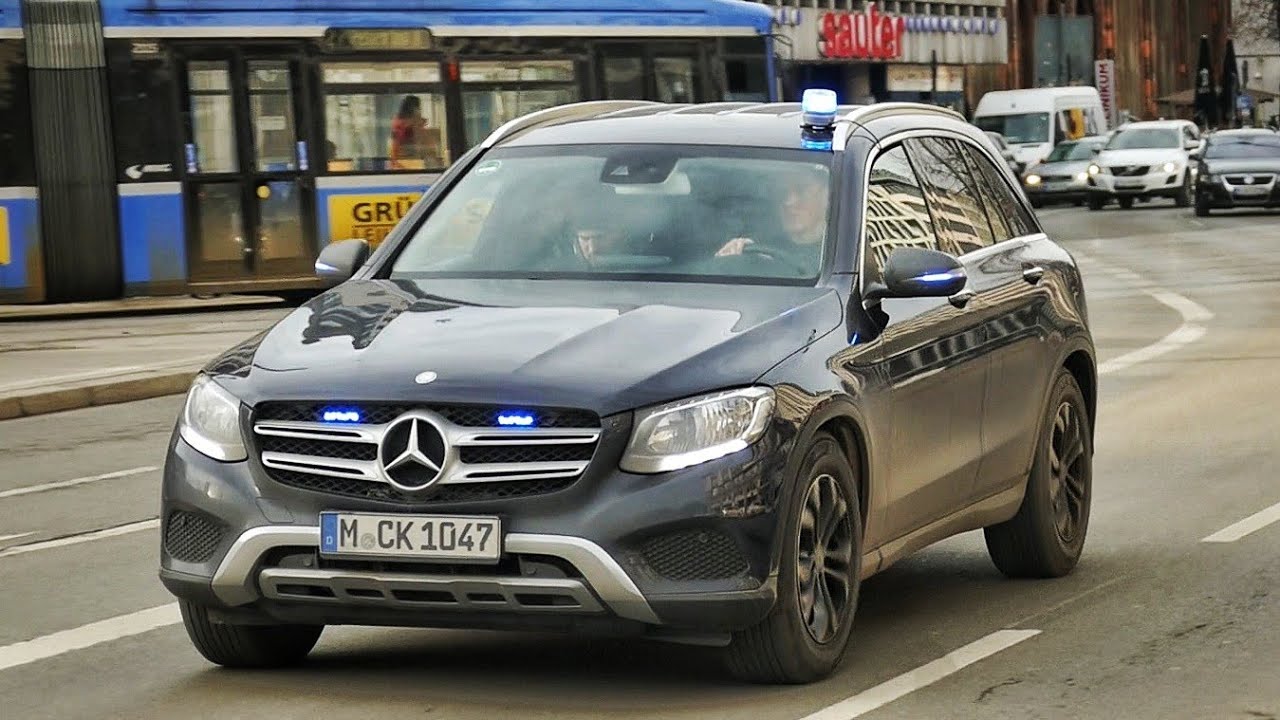 [Mercedes GLC] Unbekanntes Zivilfahrzeug auf Einsatzfahrt in München ...