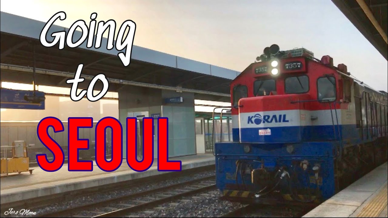 Riding a TRAIN going to SEOUL Yeongsan Station from Gunsan || 기차 타기 ...