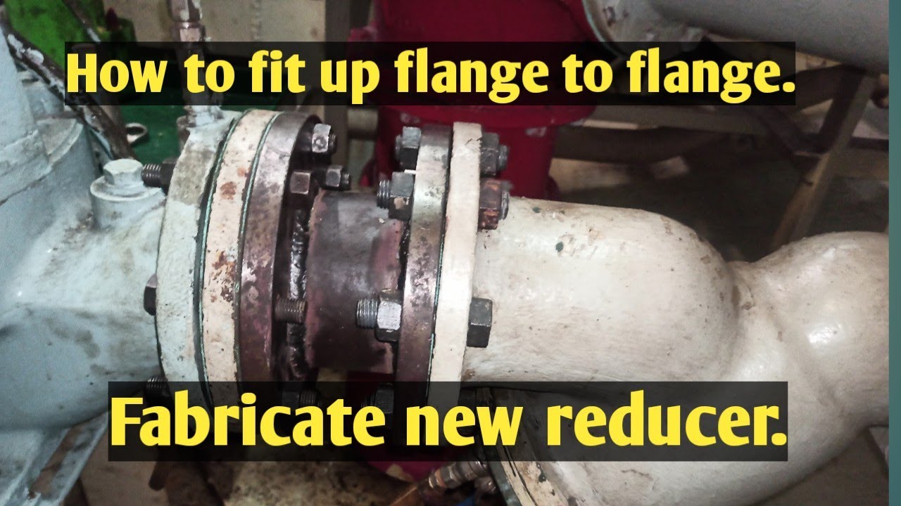 HOW TO FIT UP FLANGE TO FLANGE. - YouTube