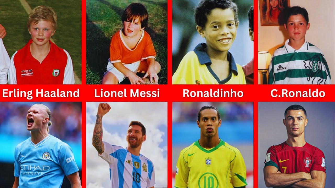 Famous Footballers When They Were Kids.... - YouTube