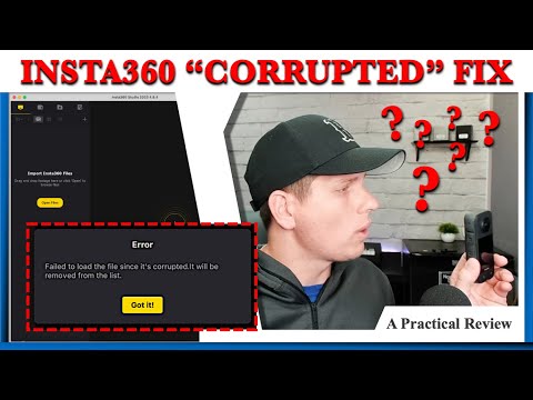 Insta360 Video File Corrupted [FIXED] -  FileName - PC/MAC