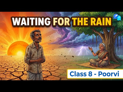 Waiting for the rain class 8 Poorvi | Animated Video | Waiting for the rain Unit 4