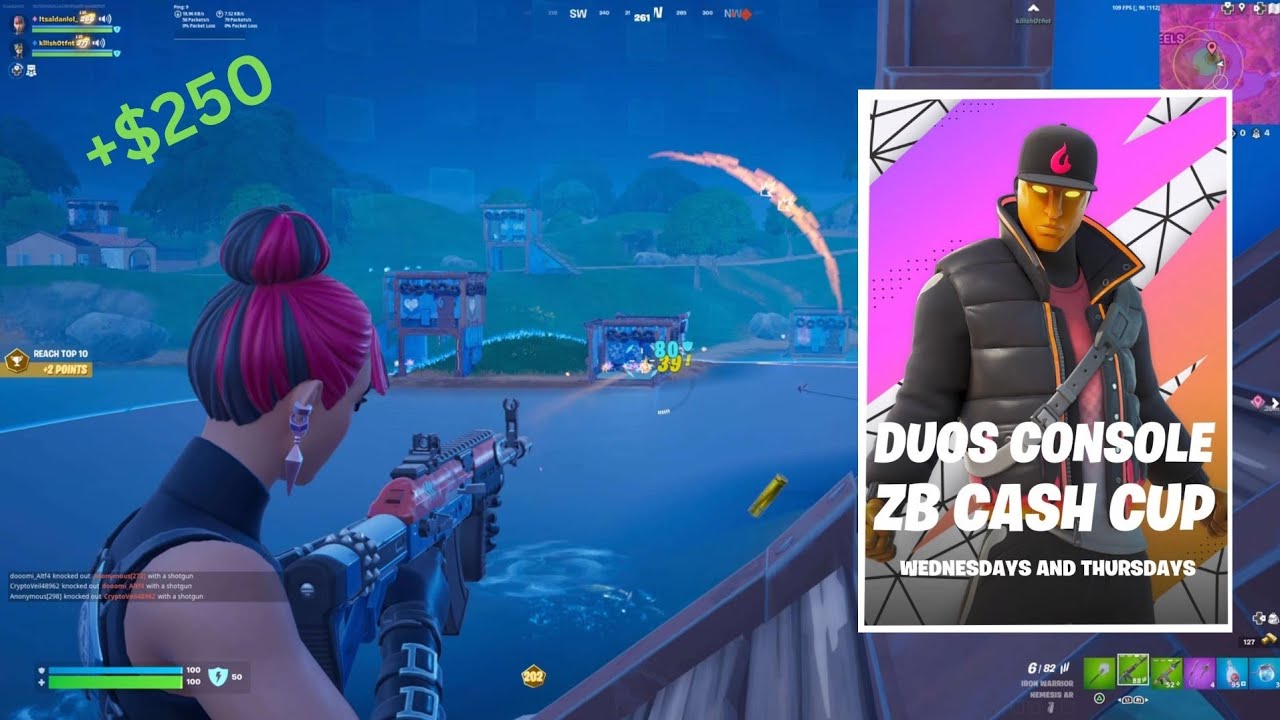 🏆 How We Placed 4th in the Zero Build Console Cash Cup ($250) 🏆 - YouTube