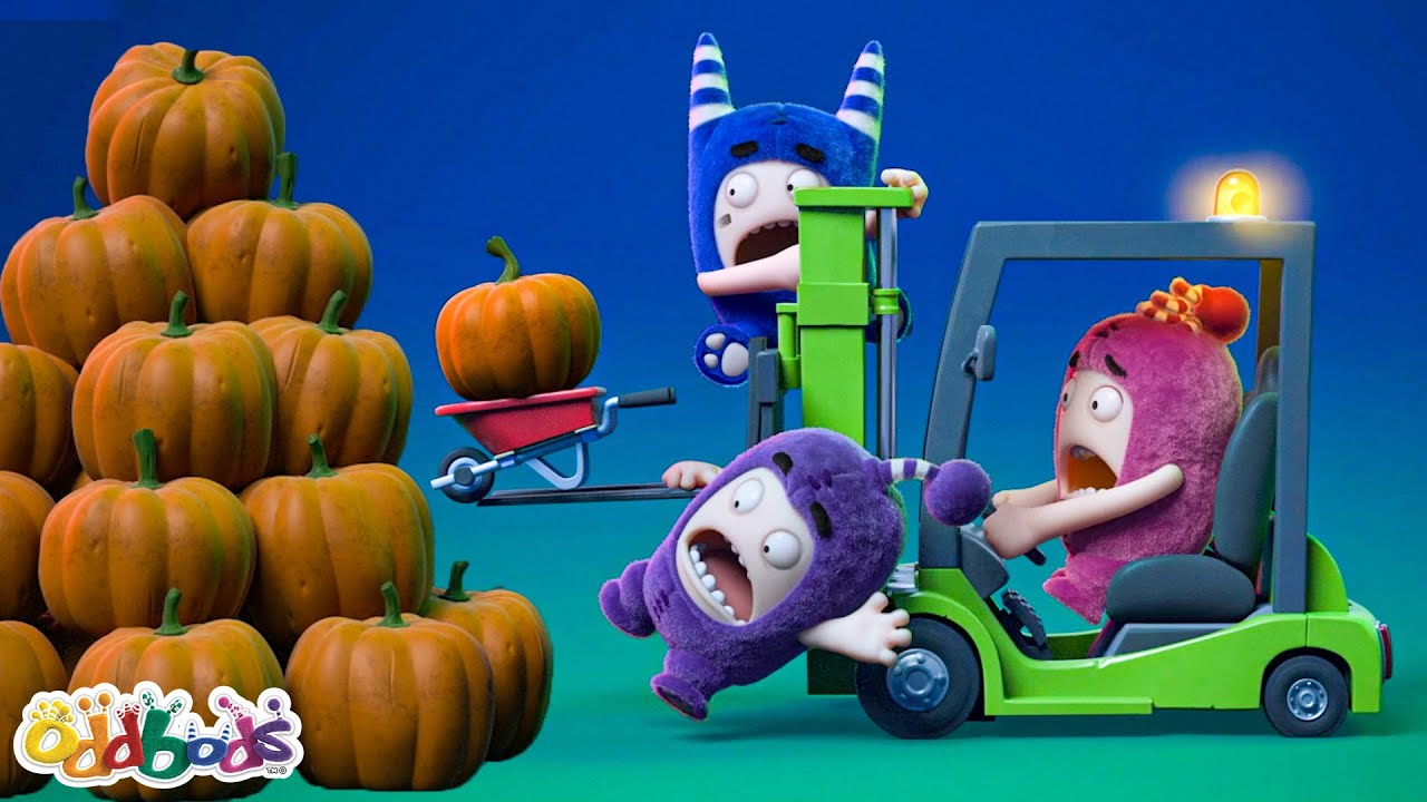 Newt's Perfect Pumpkin 🎃 | BEST OF NEWT 💗 | ODDBODS | Funny Cartoons ...