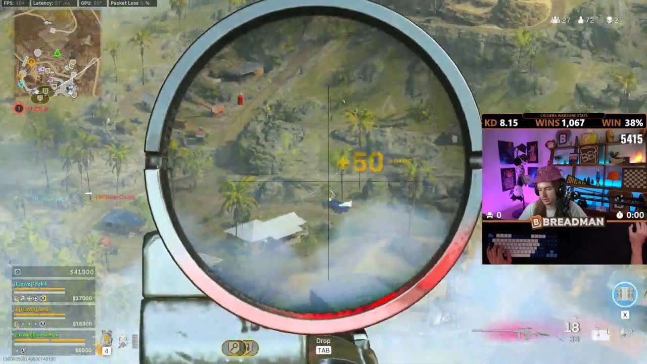 BBREADMAN WITH THE CRAZIEST 650M SNIPE OUT OF A BERTHA😱 (WITH JOEWO AND ...