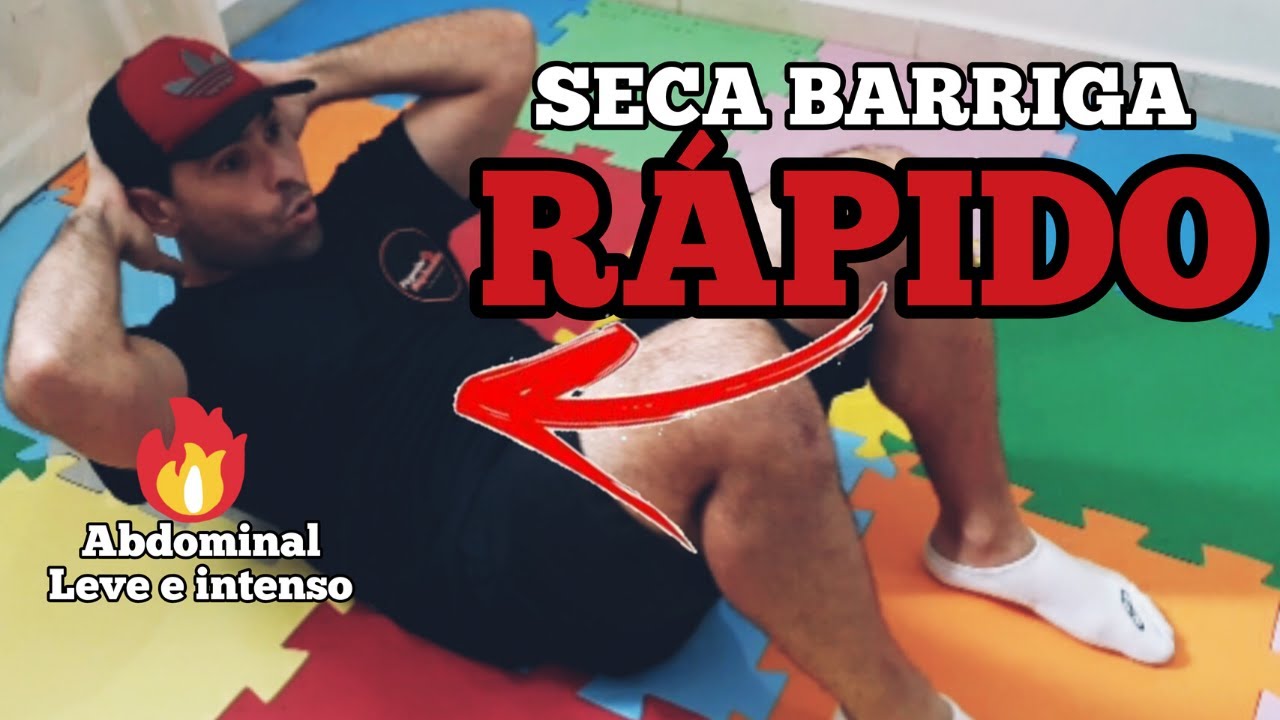 TREINO ABDOMINAL SECAR BARRIGA RÁPIDO EM CASA- COMO FAZER PASSO A PASSO ...