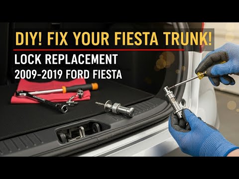 Ford Fiesta MK7 Hatchback Lock Removal & Replacement (Trunk Latch ...