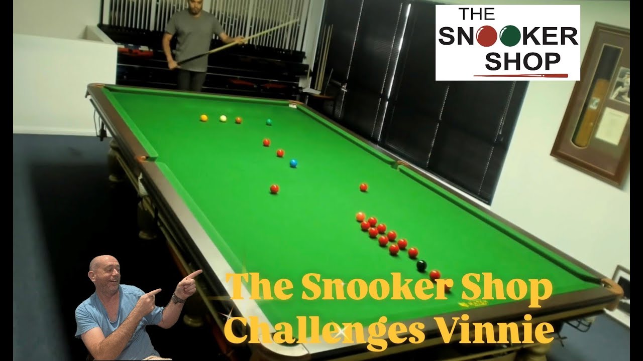 The Snooker Shop Challenge, Vinnie Calabrese 145 - YouTube