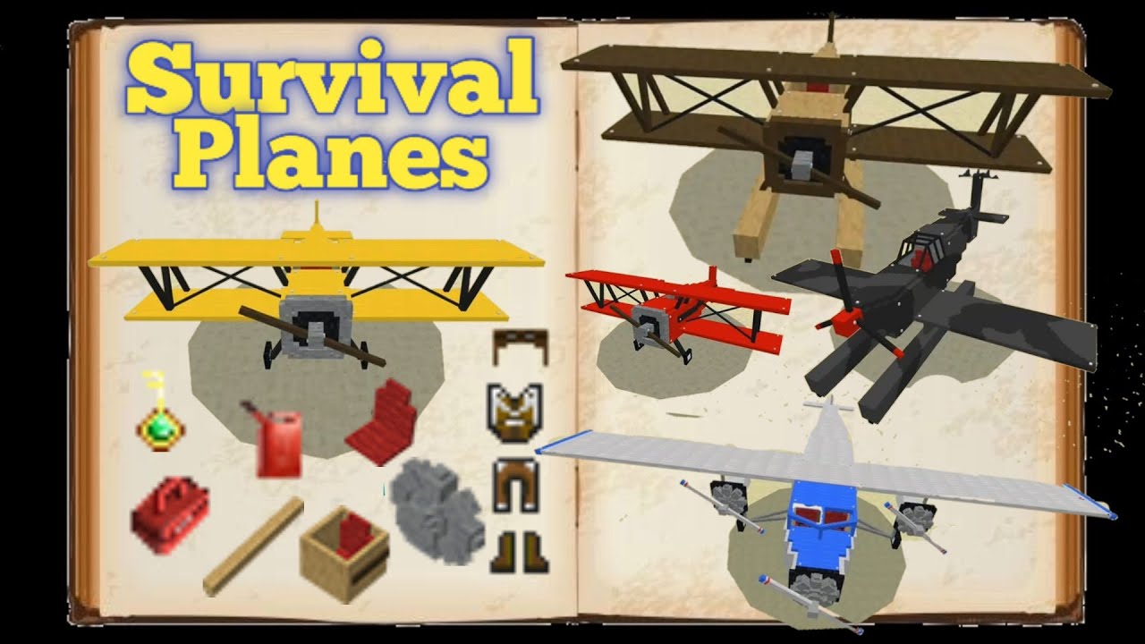 SURVIVAL PLANES ADDON PARA MINECRAFT PE/BEDROCK - YouTube