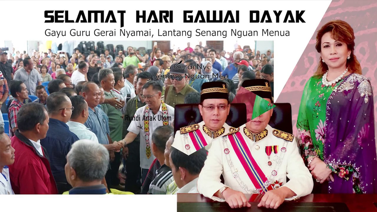 eCard Gawai 2020 daripada Dato Sri Dr Stephen Rundi Utom - YouTube