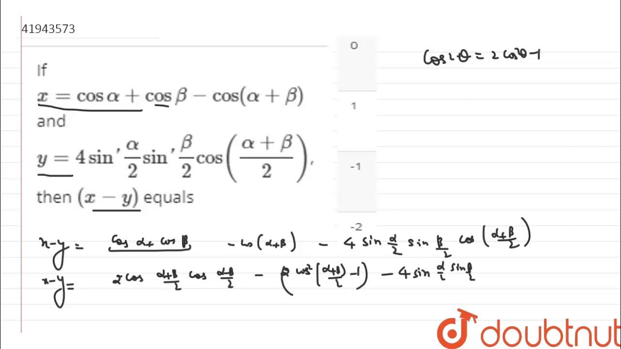if-x-cos-alpha-cos-beta-cos-alpha-beta-and-y-4-sin-alpha