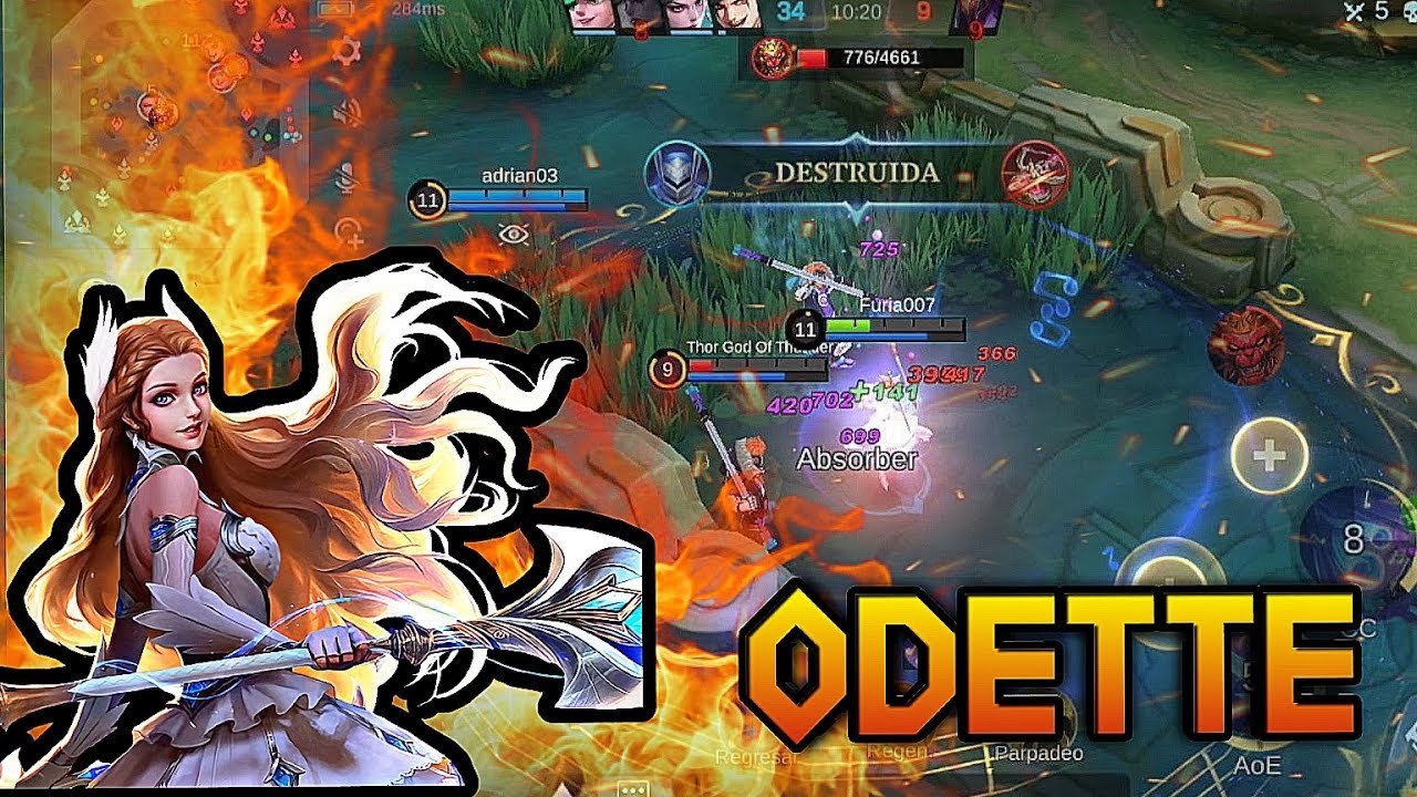 BUILD de ODETTE mucho daño magico en mobile legends - YouTube