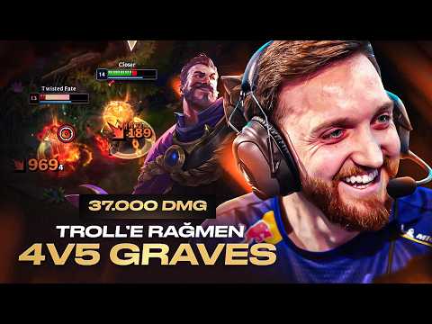 TROLL'E RAĞMEN 4V5 ZALİM PATRON GRAVES'İ!
