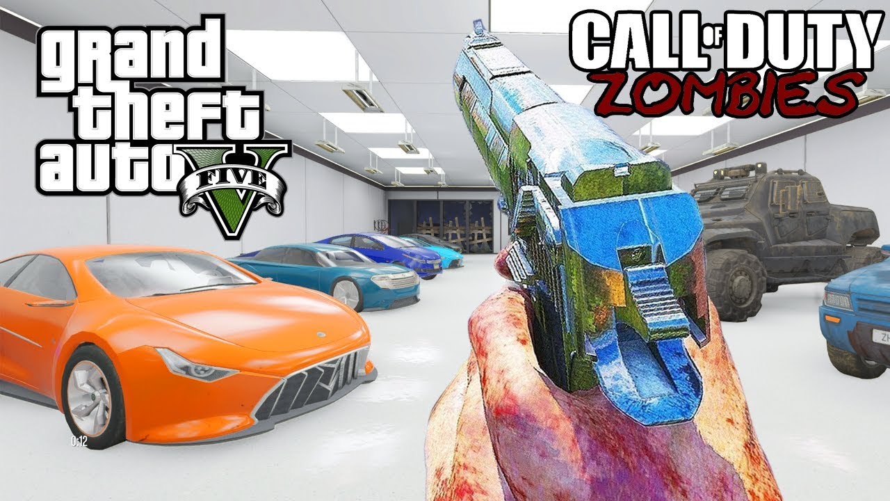 GTA 5 ZOMBIE GARAGE SURVIVAL (Custom Zombies) - YouTube