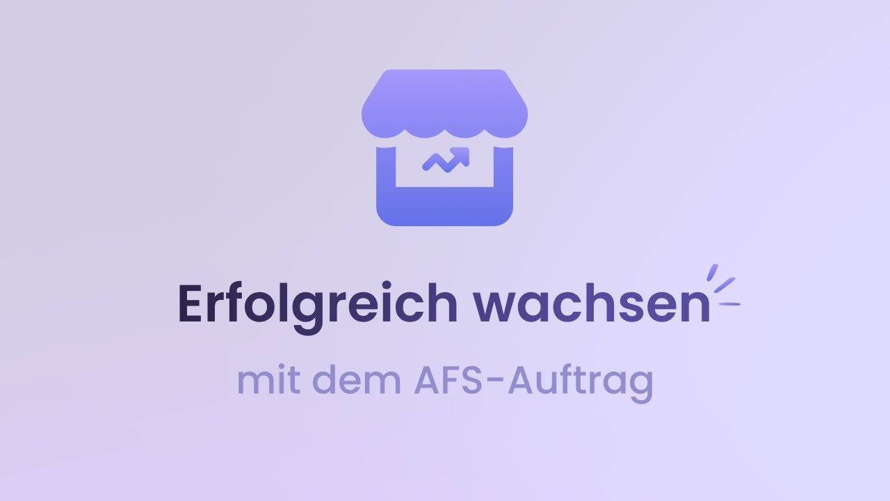 AFS-Auftrag • ERP-System für Einsteiger | Installation, Artikel, Kunden ...
