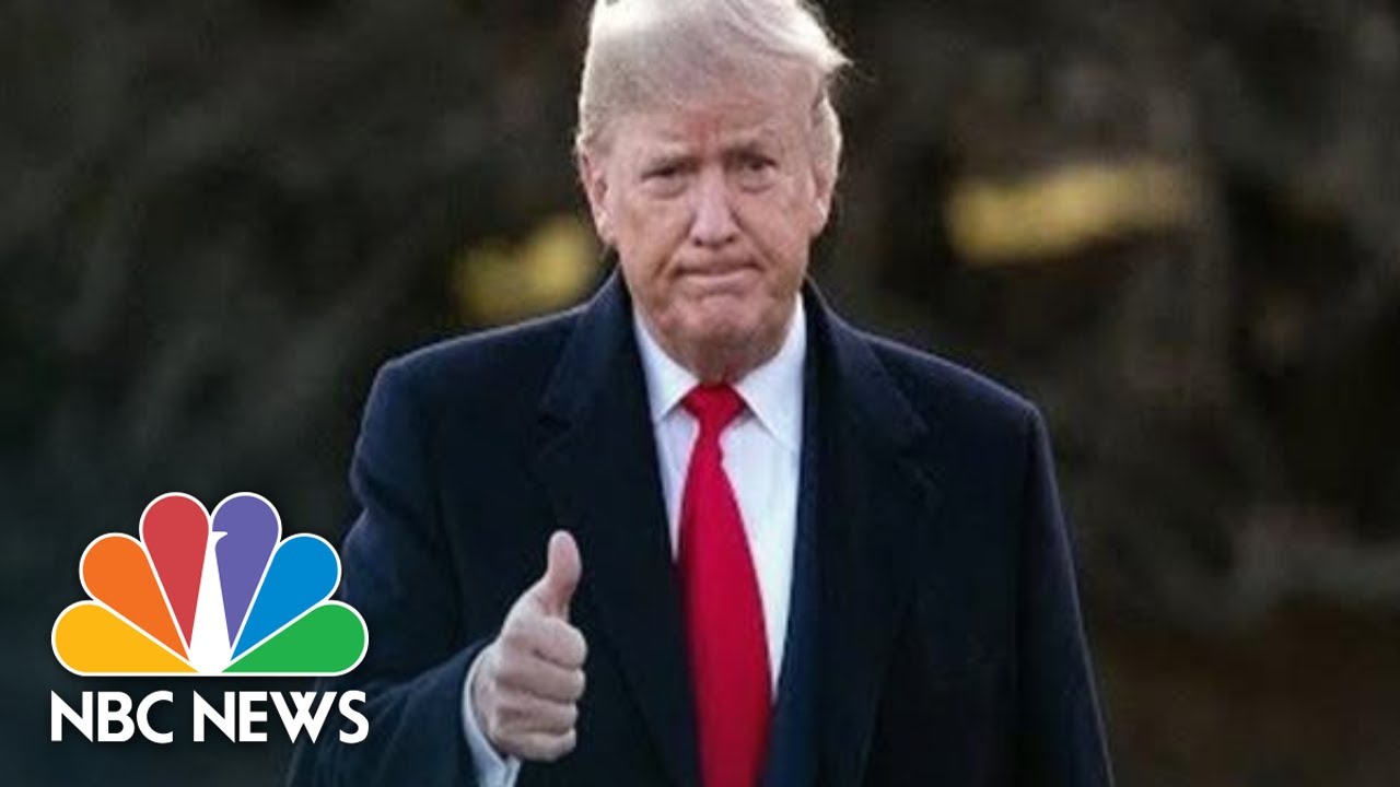 Trump Speaks To Reporters While Departing White House | NBC News (Live ...