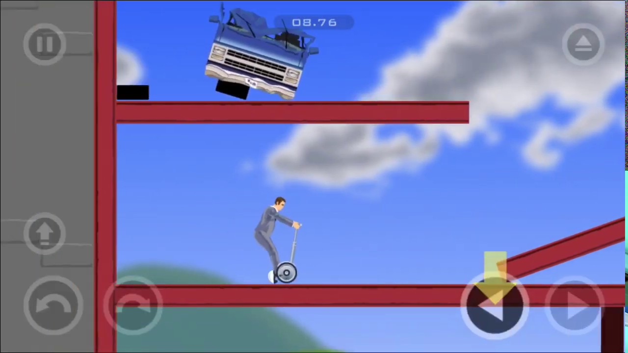 Happy wheels level 1&2 gameplay - YouTube