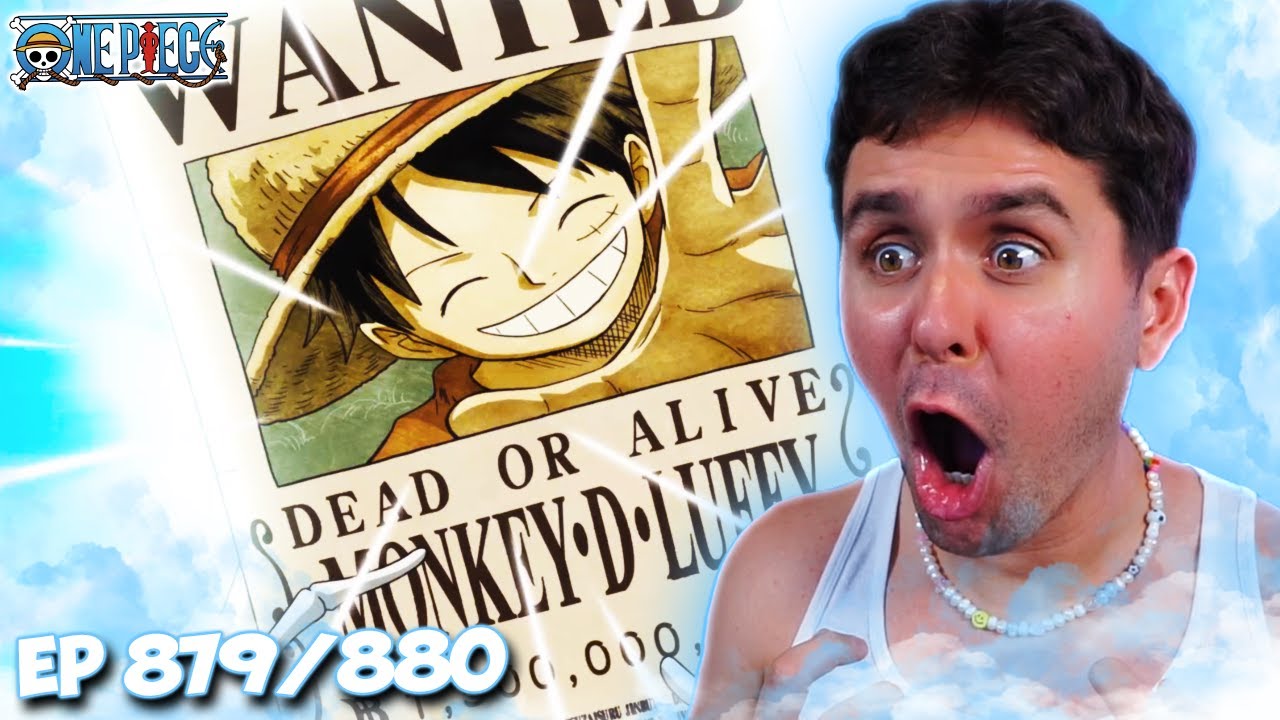 LUFFYS NEW BOUNTY!! | One Piece Episodes 879 And 880 REACTION!! - YouTube