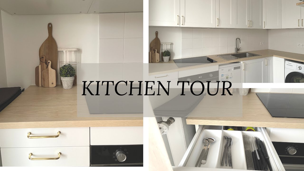 Aménagement d'une petite cuisine de 7m2 #kitchentour - YouTube