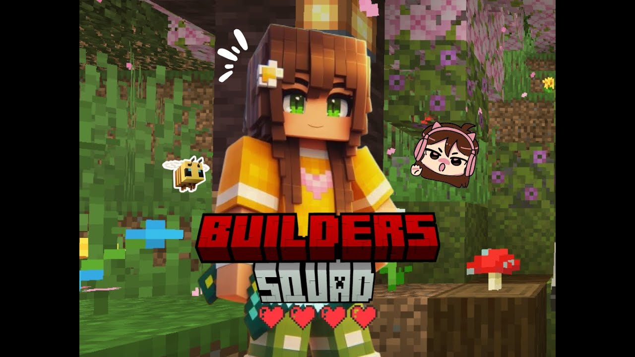nova série de minecraft!! #Builders squad 🏵️ - YouTube