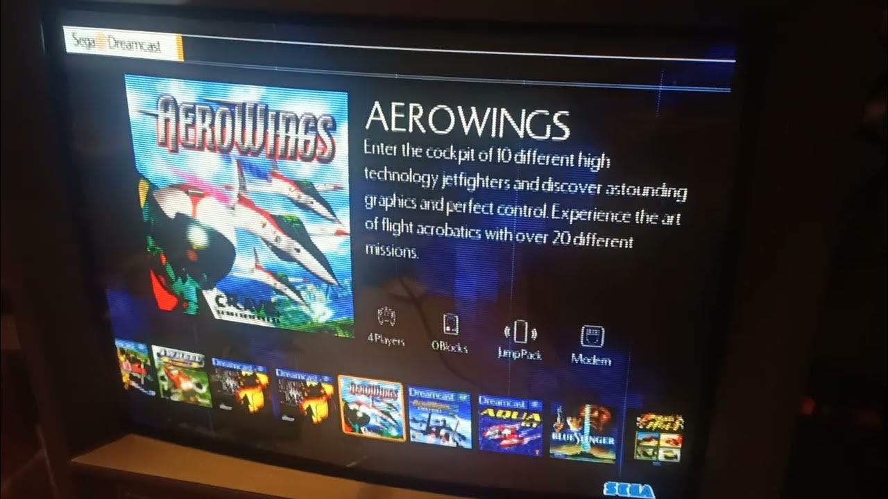 menu gdemu Dreamcast plus sympa - YouTube