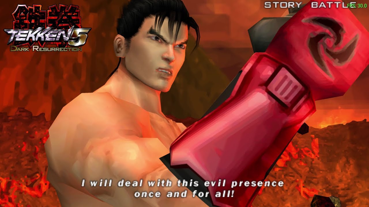 Jin Walkthrough (TEKKEN 5 DR) - YouTube