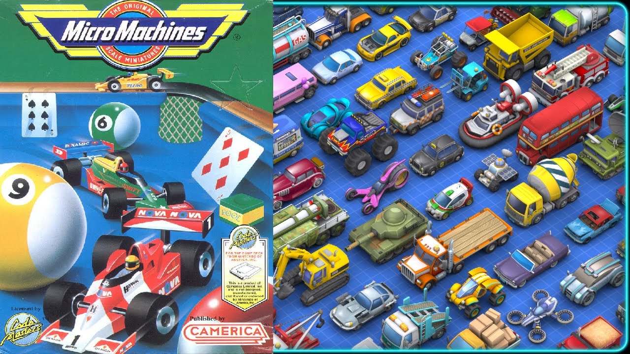 Micro Machines (NES) rom Des... Español - YouTube
