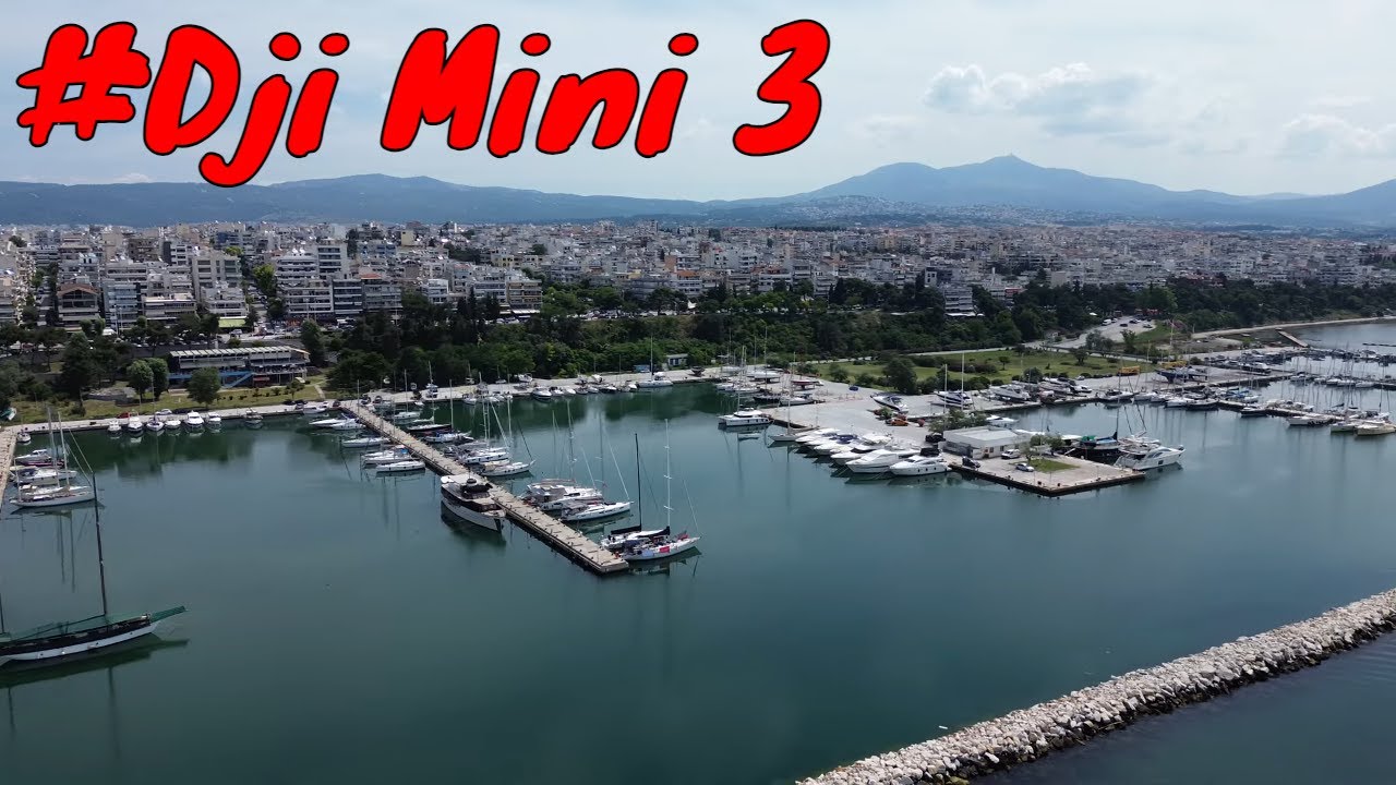 Μαρινα Καλαμαριας.Πλαζ Αρετσου.By DJI MINI 3. - YouTube