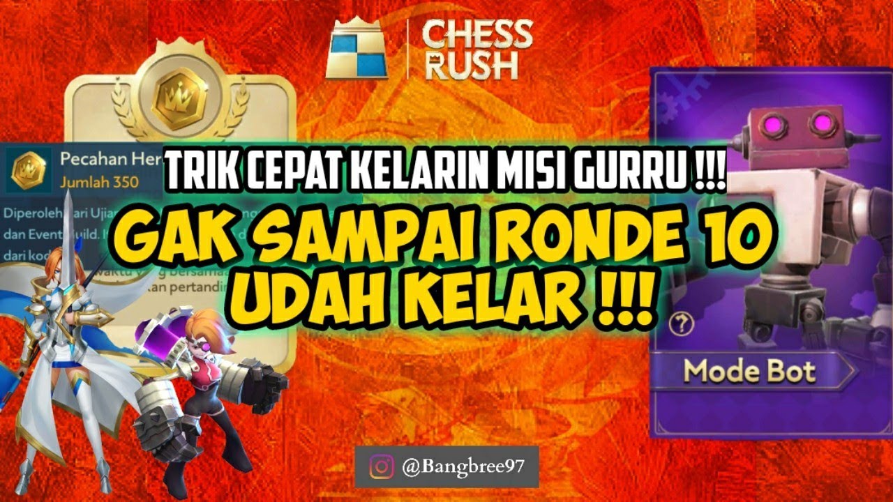 PAKAI CARA INI AGAR TIDAK BUANG WAKTU DI MODE BOT | CHESS RUSH - YouTube