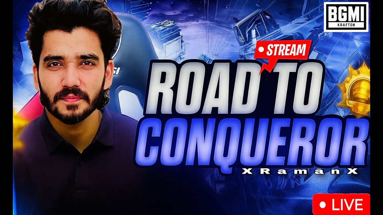 ⚔️ Conqueror Road x Carnage Lobby 🔥 | Tryhard Ranked Mode | BGMI LIVE # ...