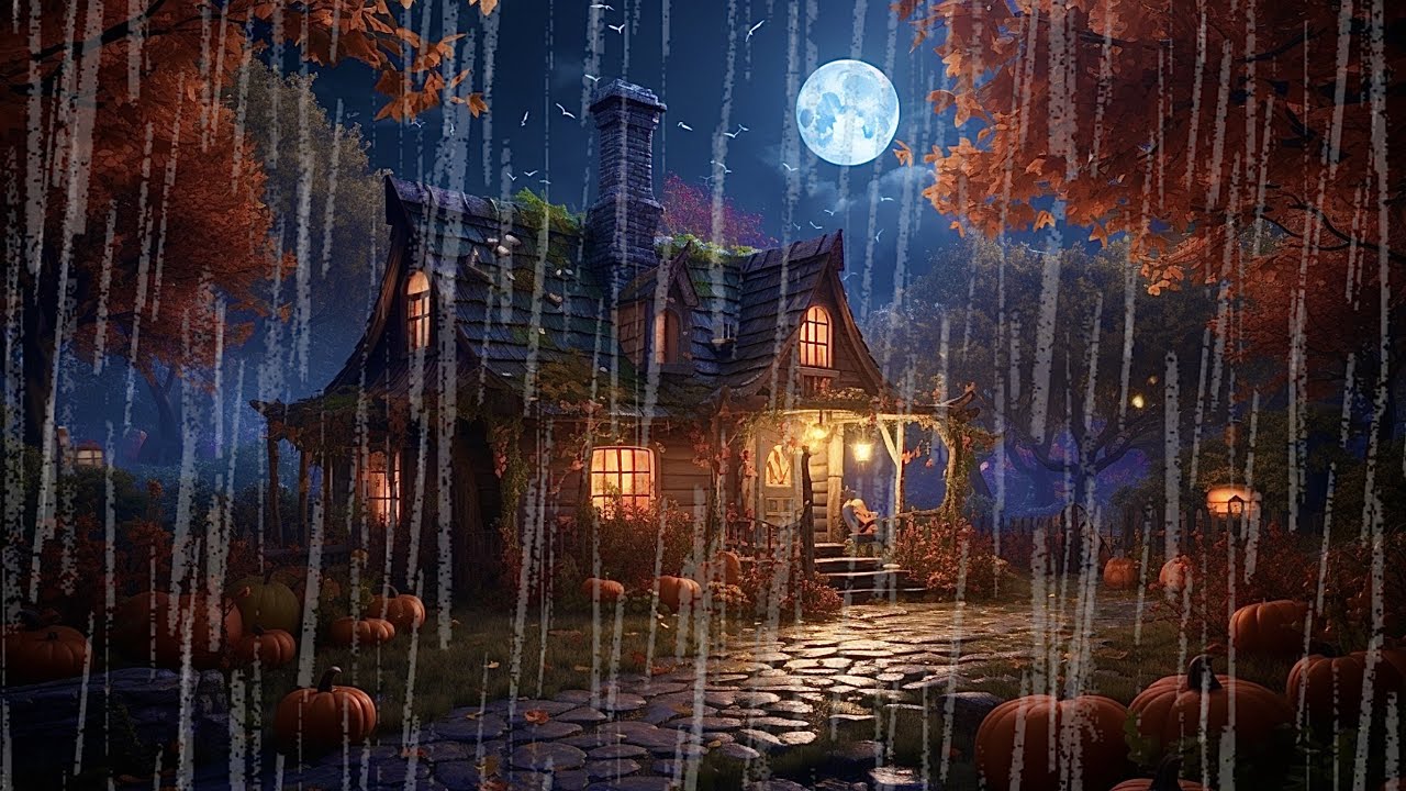 10 hours of soft night rain | Highly recommended for sleep and insomnia ...